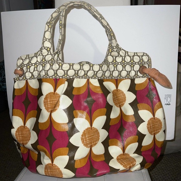 Fossil | Bags | Xlarge Fossil Canvas Purse Floral Weekend Coated Canvas ...